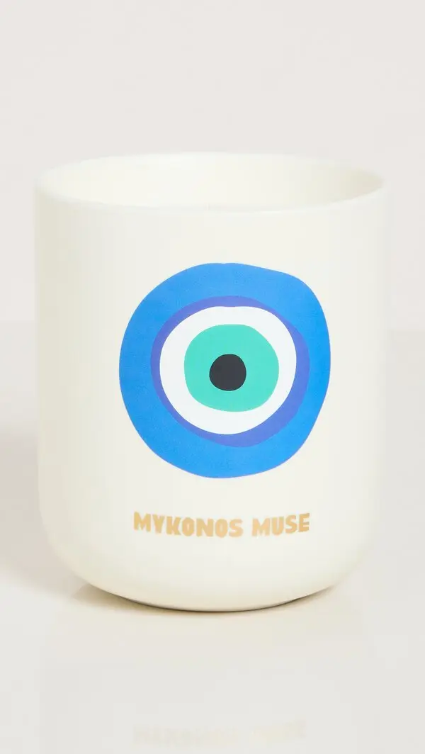 Assouline Mykonos Muse Travel From Home Candle - White