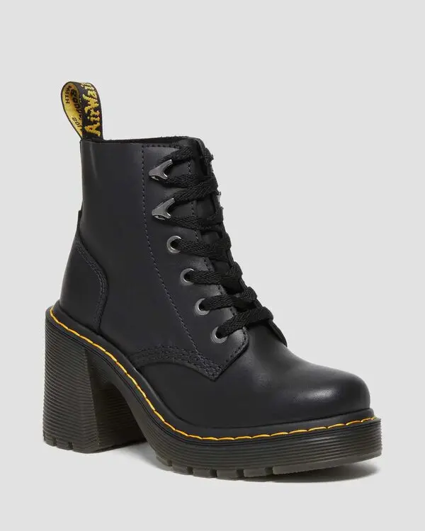 Dr. Martens Jesy Sendal Leather Lace-up Boots