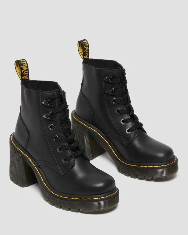 Dr. Martens Jesy Sendal Leather Lace-up Boots