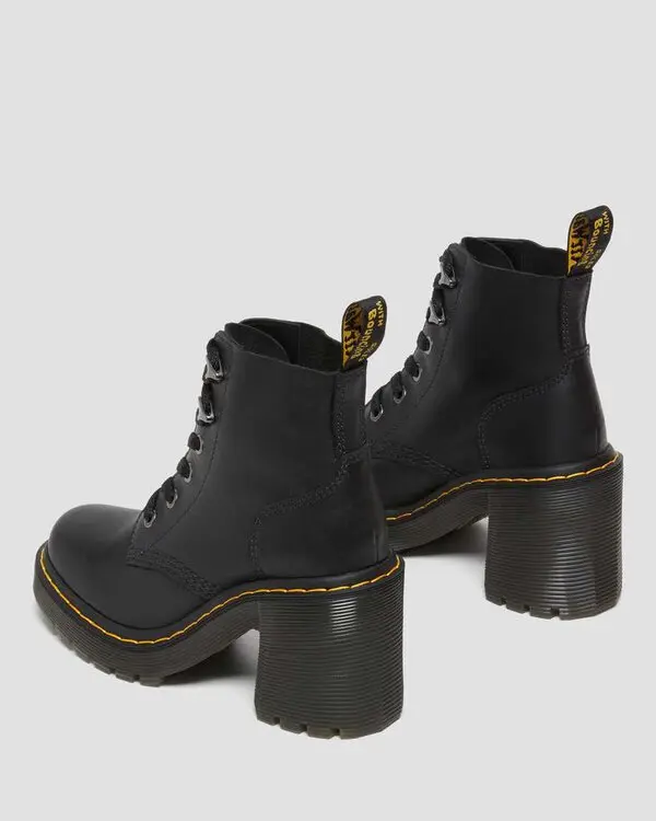 Dr. Martens Jesy Sendal Leather Lace-up Boots