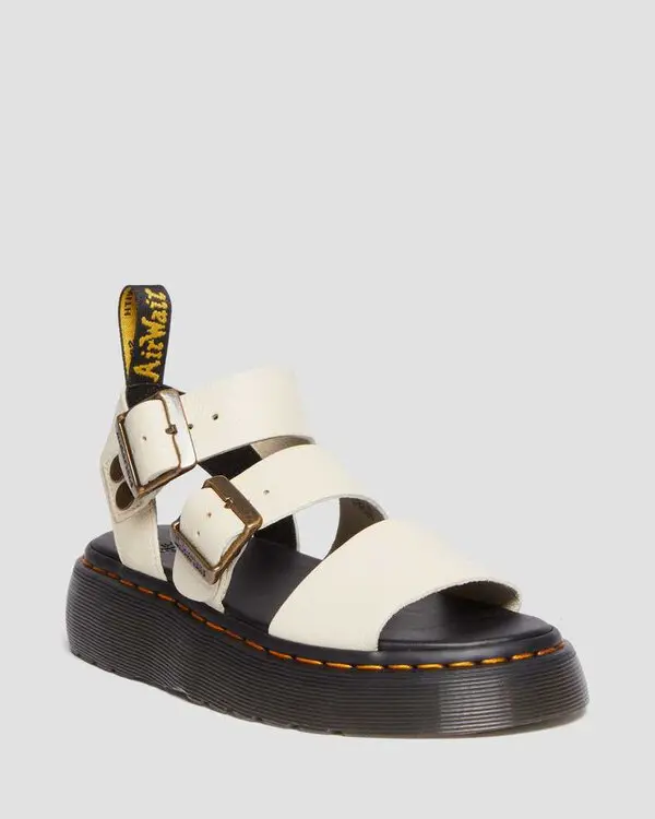 Dr. Martens Gryphon Pisa Leather Platform Sandals