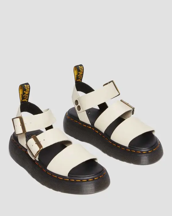 Dr. Martens Gryphon Pisa Leather Platform Sandals