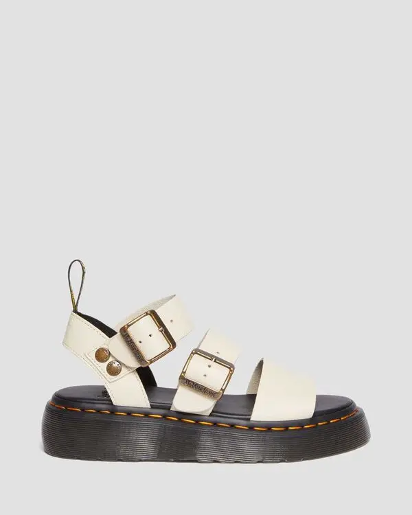 Dr. Martens Gryphon Pisa Leather Platform Sandals