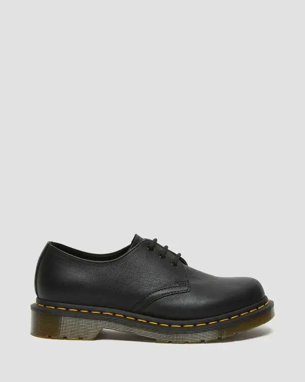 Dr. Martens 1461 Virginia Leather Oxford Shoes - Black