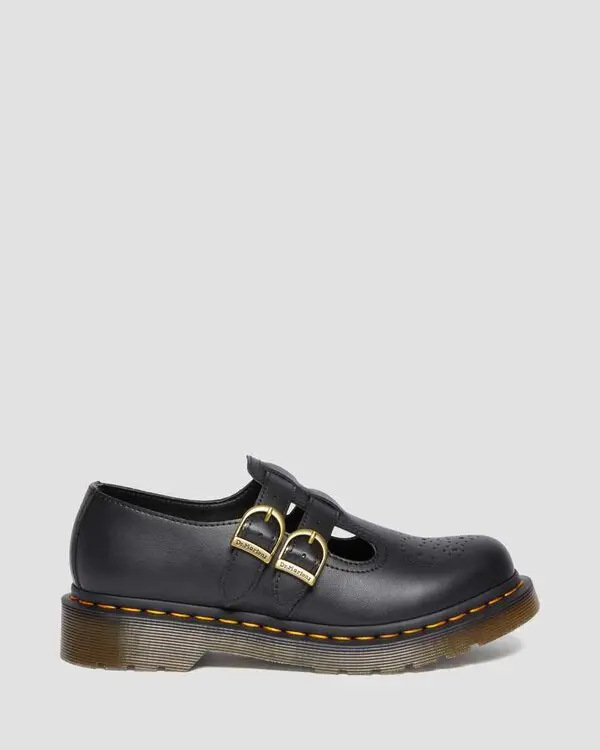 Dr. Martens Vegan 8065 Felix Mary Jane Shoes - Black