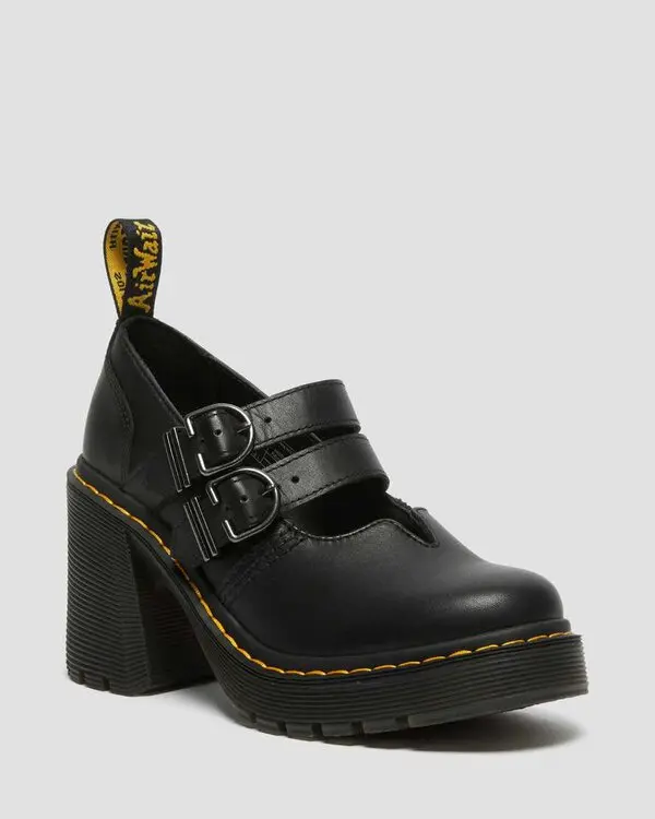 Dr. Martens Eviee Sendal Leather Heeled Shoes