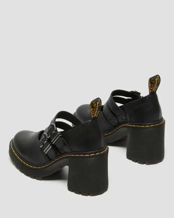 Dr. Martens Eviee Sendal Leather Heeled Shoes