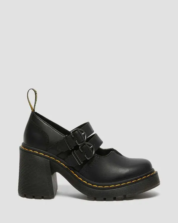 Dr. Martens Eviee Sendal Leather Heeled Shoes
