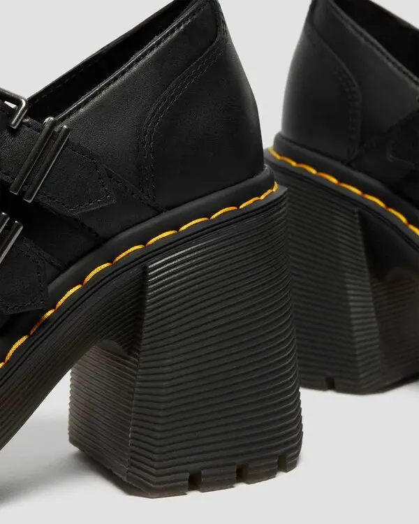 Dr. Martens Eviee Sendal Leather Heeled Shoes