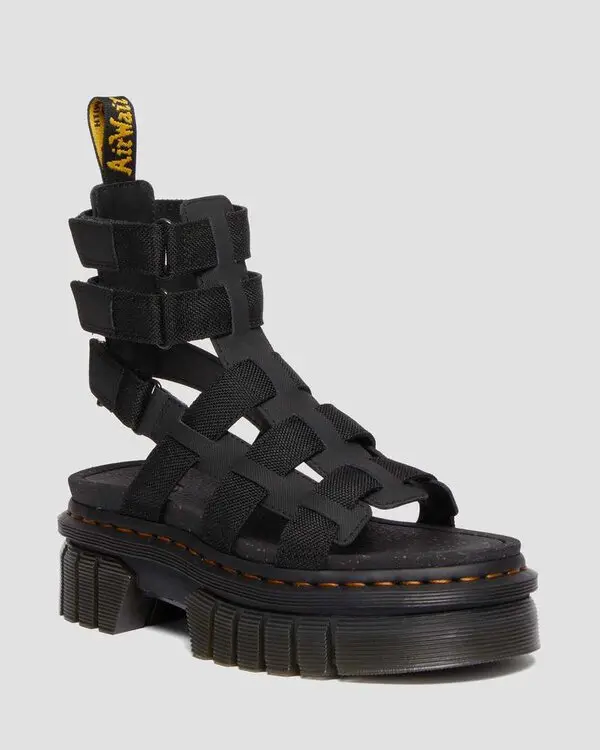 Dr. Martens Black Gladiator Sandals Adaira Women main image 4