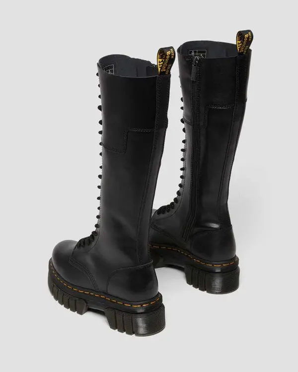 Dr. Martens Audrick Leather Knee High Platform Boots