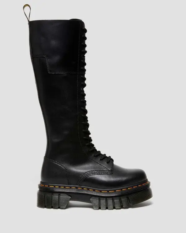 Dr. Martens Audrick Leather Knee High Platform Boots