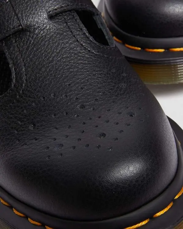 Dr. Martens 8065 Virginia Leather Mary Jane Shoes - Black