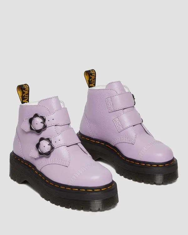 Dr. Martens Devon Leather Platform Boots