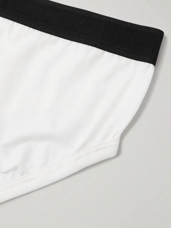 TOM FORD Stretch-cotton And Modal-blend Briefs