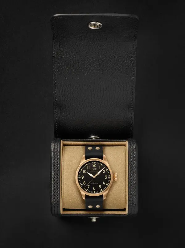 IWC SCHAFFHAUSEN Big Pilot's Bronze And Alcantara Automatic Watch