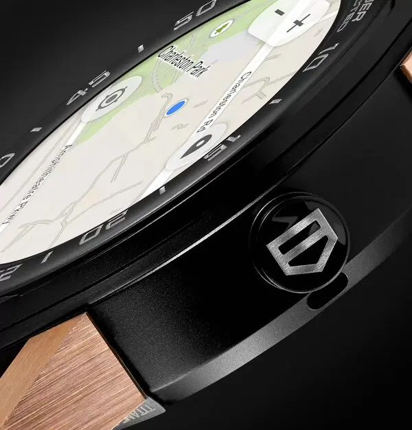 KINGSMAN X TAG HEUER Tag Heuer Connected Modular 45mm Ceramic And Leather Smart Watch