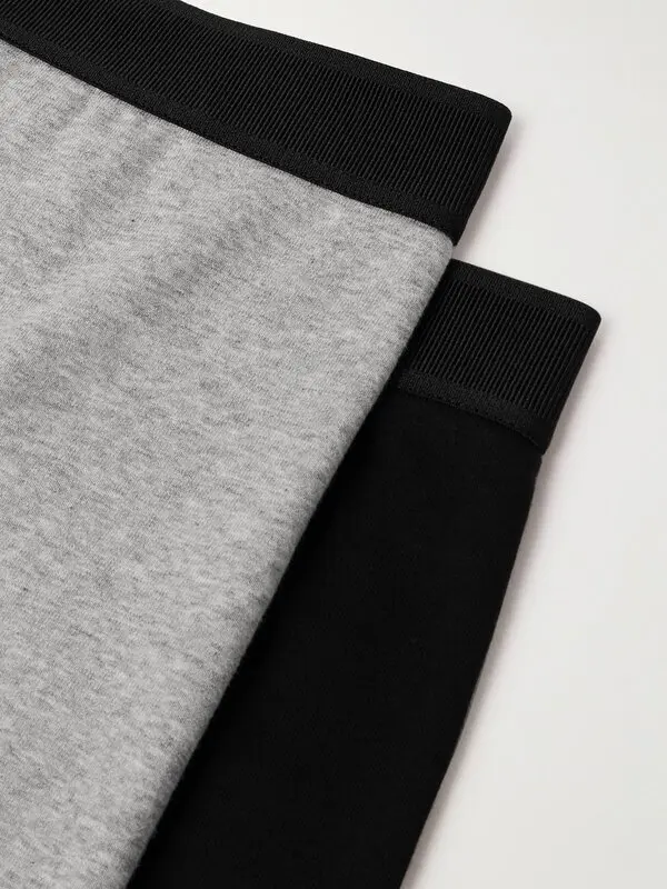 TOM FORD Two-pack Stretch-cotton Jersey Boxer Briefs - Black