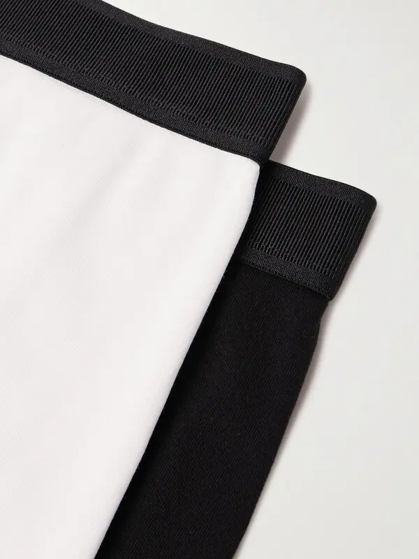 TOM FORD Two-pack Stretch-cotton Jersey Boxer Briefs - Black