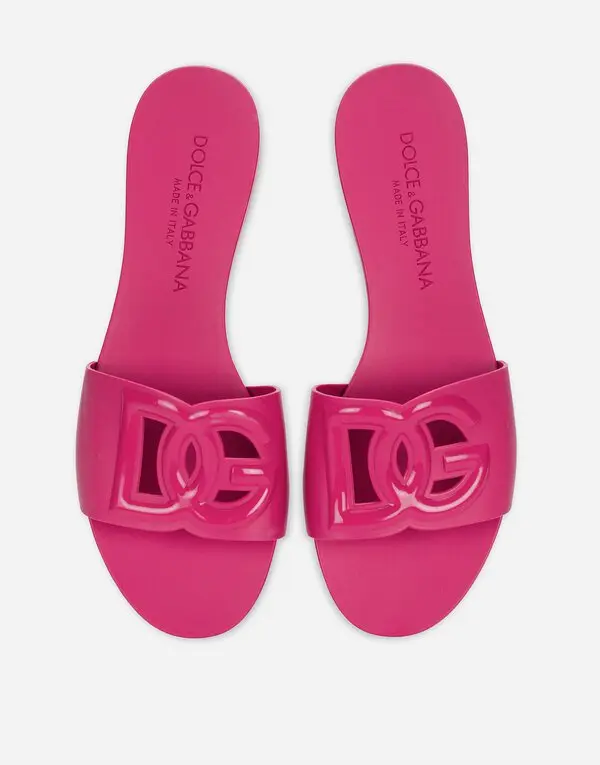 Dolce & Gabbana Beach Slides - Fuchsia
