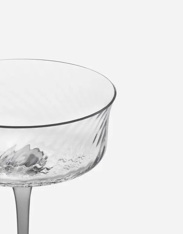 Dolce & Gabbana Hand-blown Murano Champagne Coupe - Multicolor