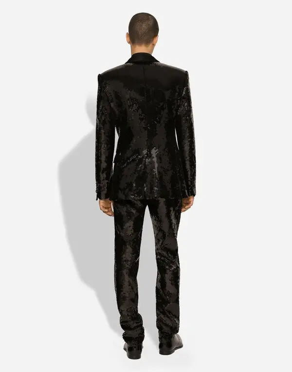Dolce & Gabbana Sequined Single-breasted Sicilia-fit Tuxedo Suit