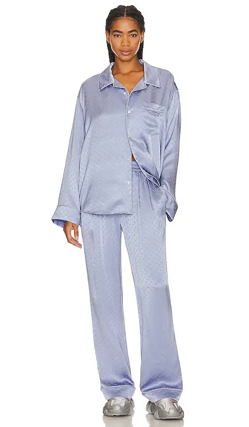 Alexander Wang Pajama Pants In Blue