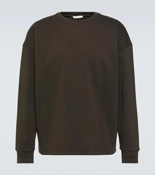 THE ROW Ezan Cotton Sweatshirt