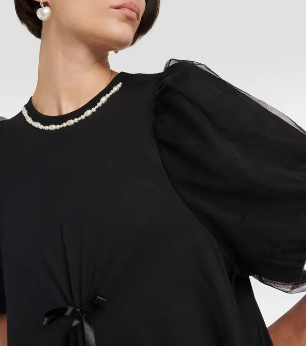 Simone Rocha Embellished Midi Dress