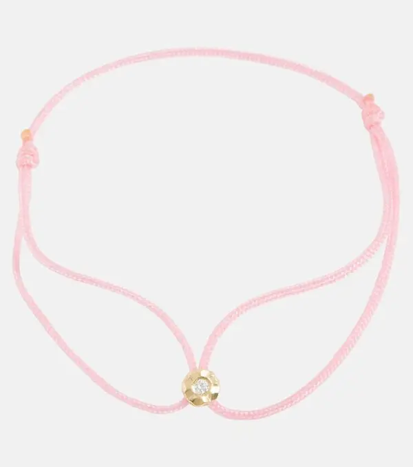 OCTAVIA ELIZABETH 18kt Gold Bracelet With Diamond - Pink