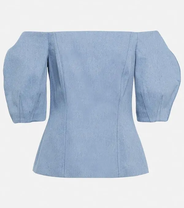 Gabriela Hearst Ellen Off-shoulder Top