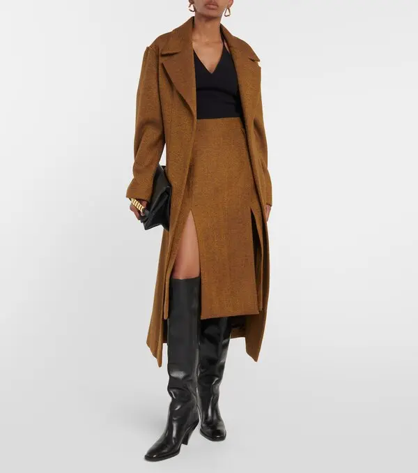 Victoria Beckham Wool-blend Coat