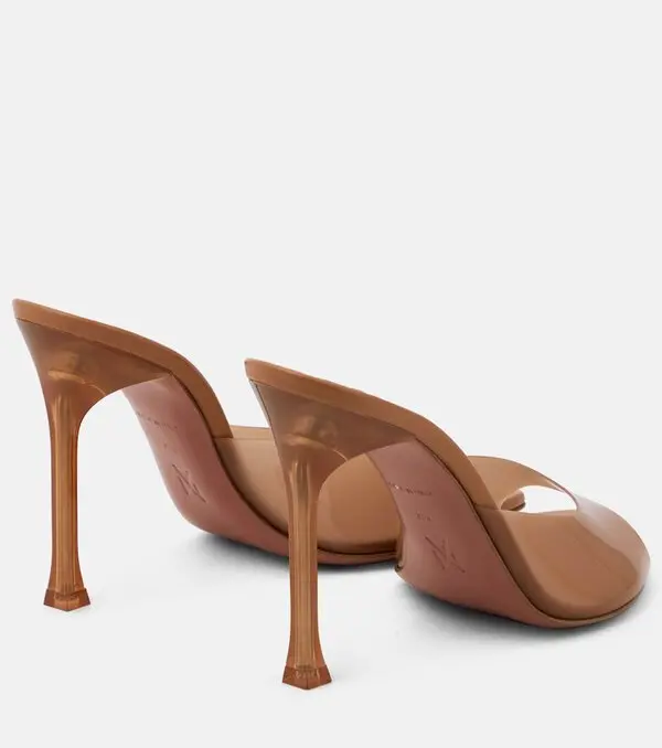 Amina Muaddi Alexa Pvc Mules
