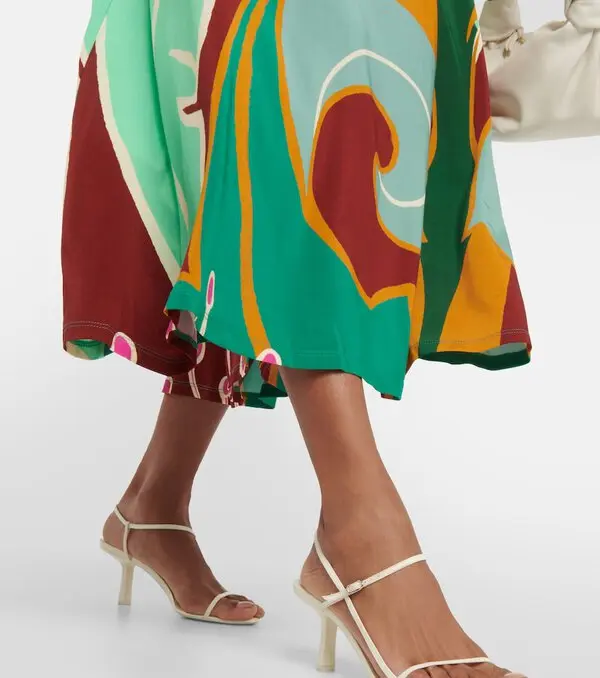 Johanna Ortiz Printed Maxi Dress