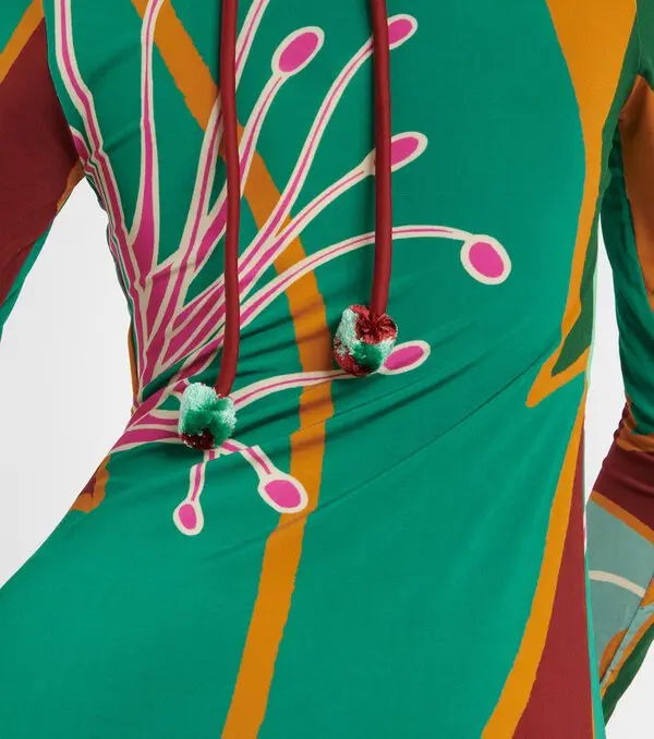 Johanna Ortiz Printed Maxi Dress