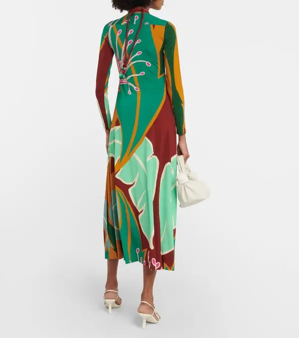 Johanna Ortiz Printed Maxi Dress