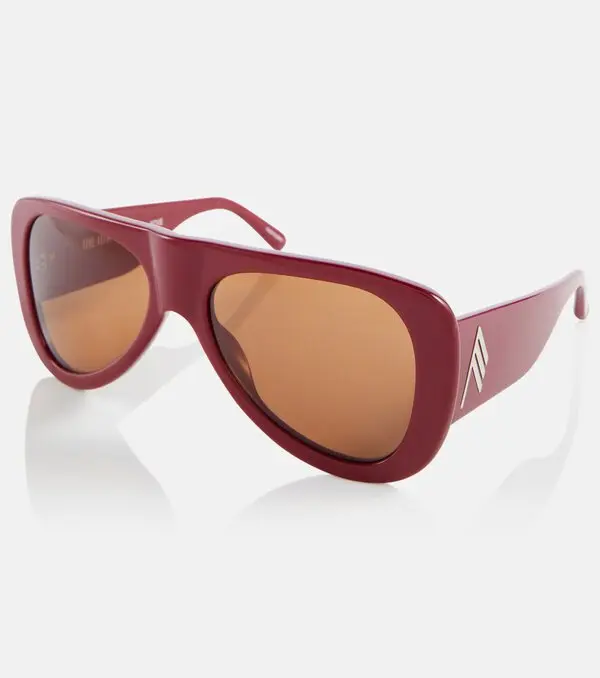 Attico X Linda Farrow Edie Aviator Sunglasses