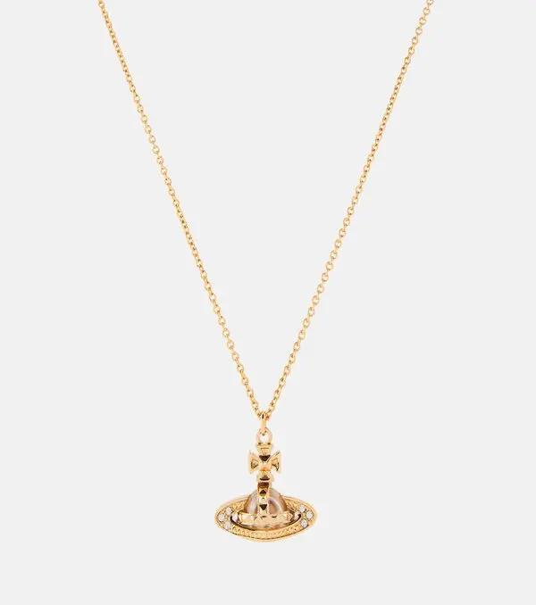VIVIENNE WESTWOOD Pina Crystal-embellished Necklace - Gold