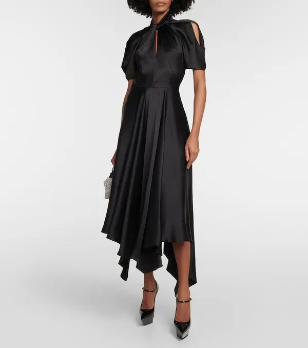Amina Muaddi Patent Leather Pumps - Black