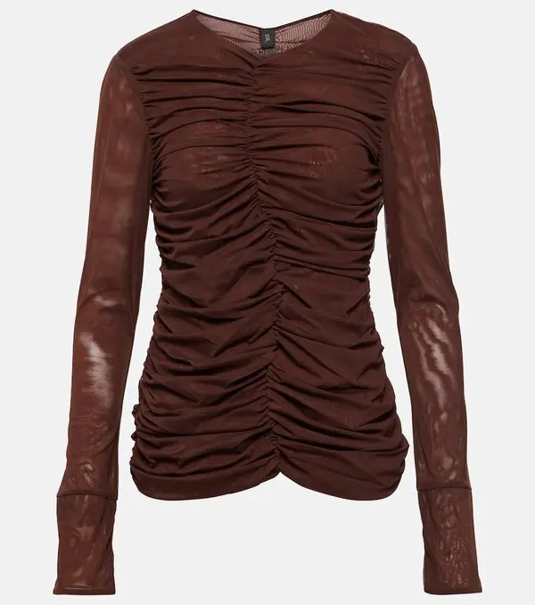 SIR. Jacques Gathered Mesh Top