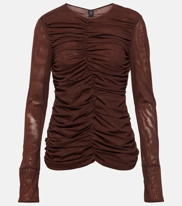 SIR. Jacques Gathered Mesh Top