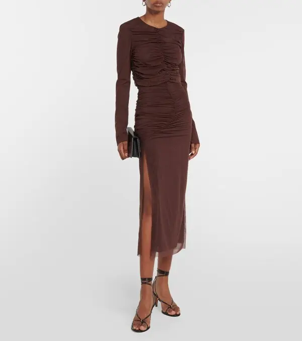 SIR. Jacques Gathered Mesh Top