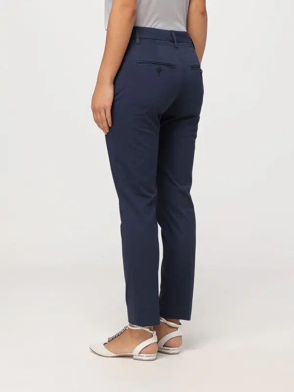 DONDUP Tailored Cotton Pants - Gnawed Blue