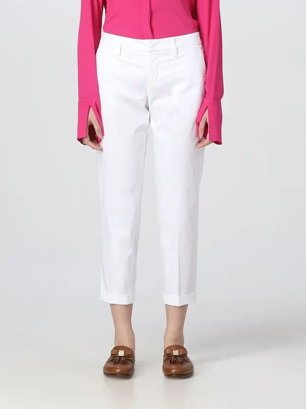 FAY Tailored Trousers - White