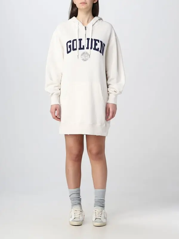 golden goose sweatshirt dress Golden Goose Robe Sweatshirt Logo
