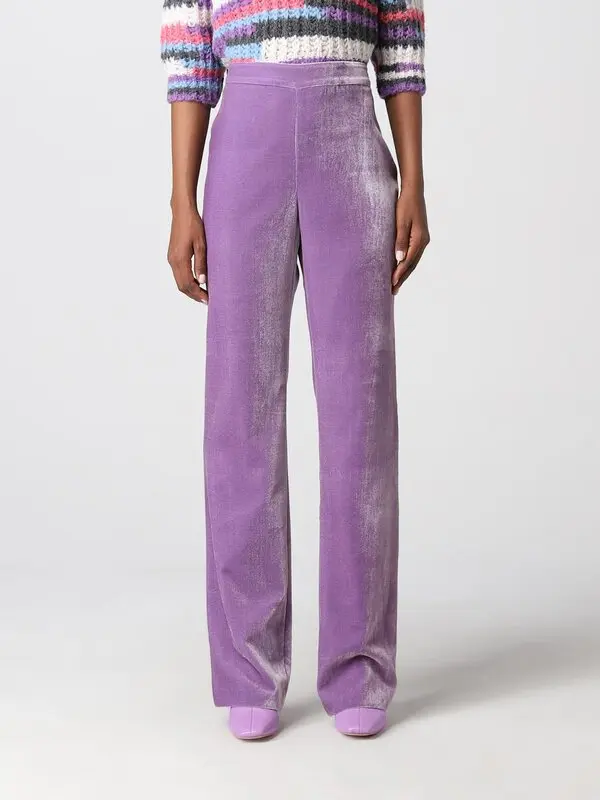 Moschino High Waisted Wide Leg Trousers