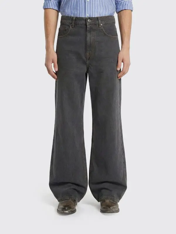GOLDEN GOOSE Straight Leg Jeans - Black