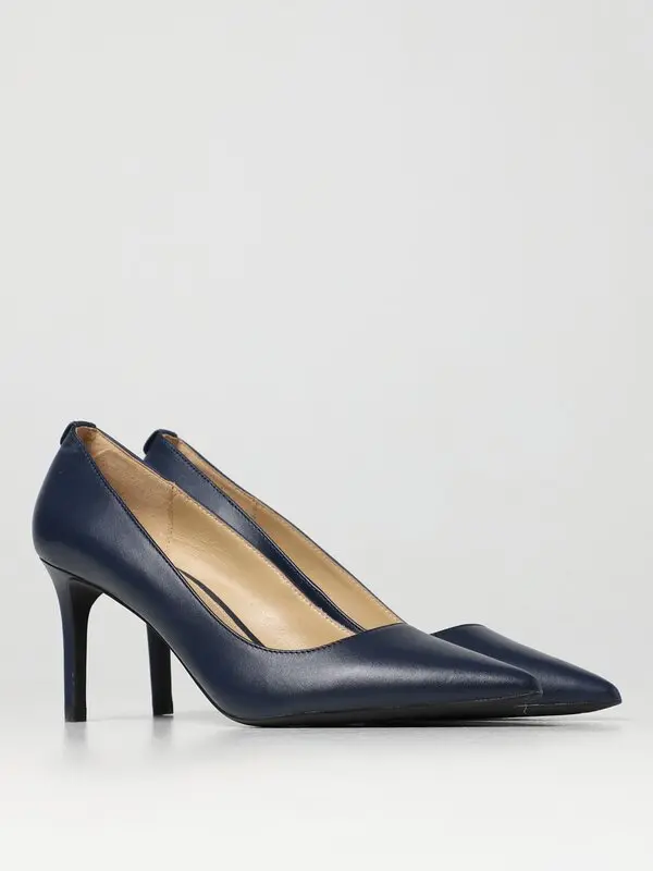 Michael Kors Alina Leather Pumps - Blue