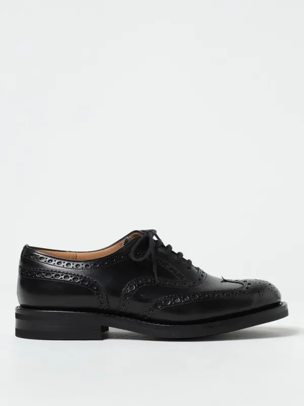 Church's Burwood Oxford Brogue Shoes - Black