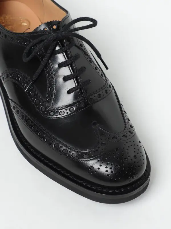 Church's Burwood Oxford Brogue Shoes - Black